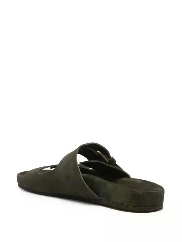 ANCIENT GREEK SANDALS Diogenis Slides - Green