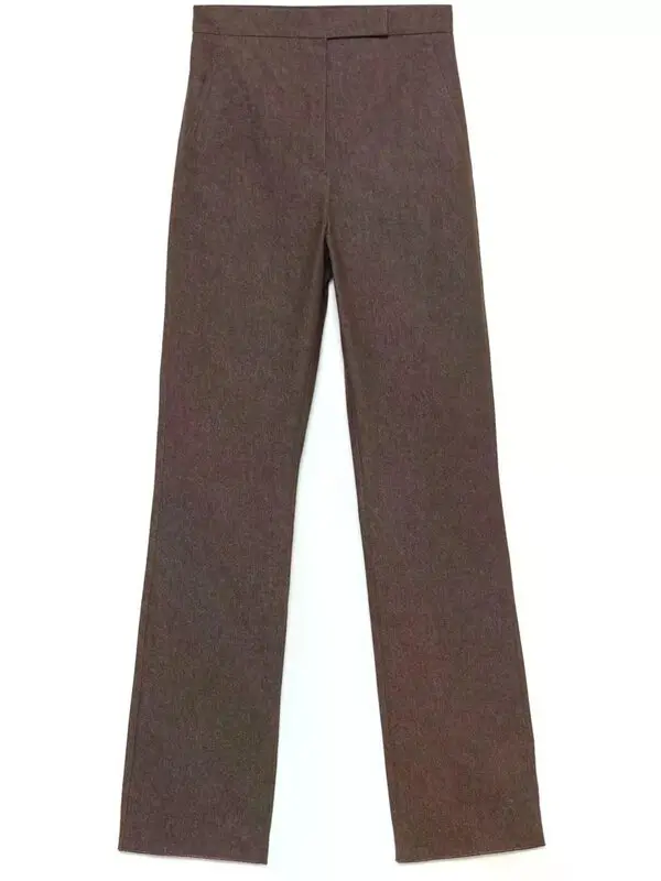 Max Mara Button-fastening Straight Leg Trousers