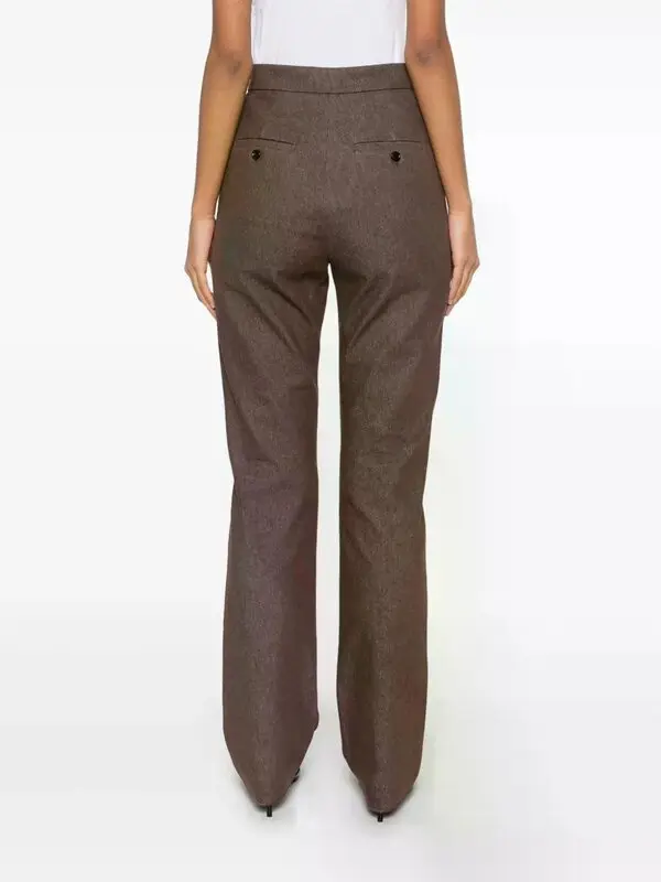 Max Mara Button-fastening Straight Leg Trousers