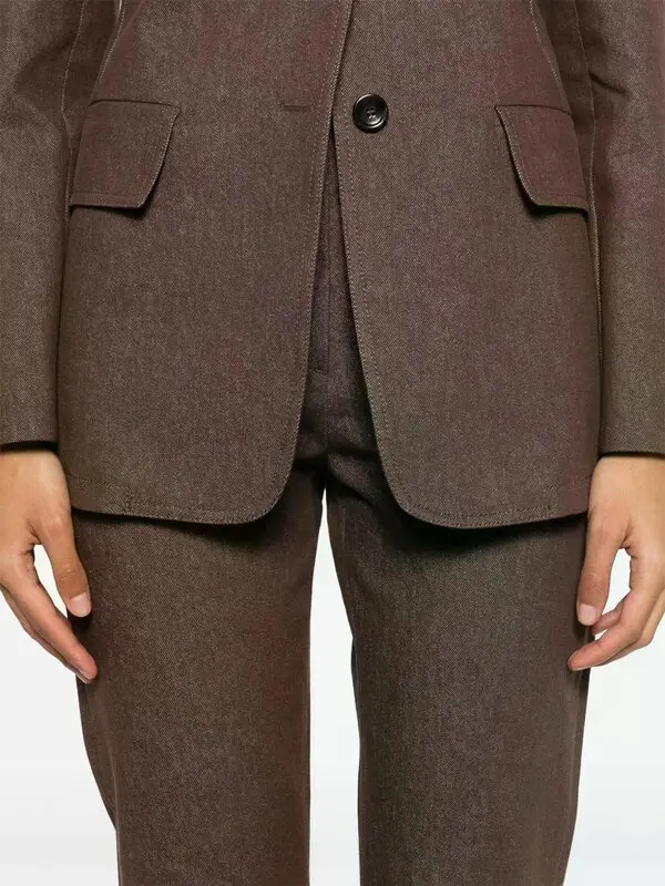 Max Mara Button-fastening Straight Leg Trousers