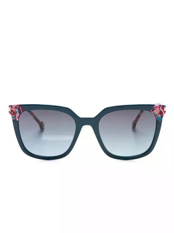 Carolina Herrera Butterfly-frame Sunglasses - Blue