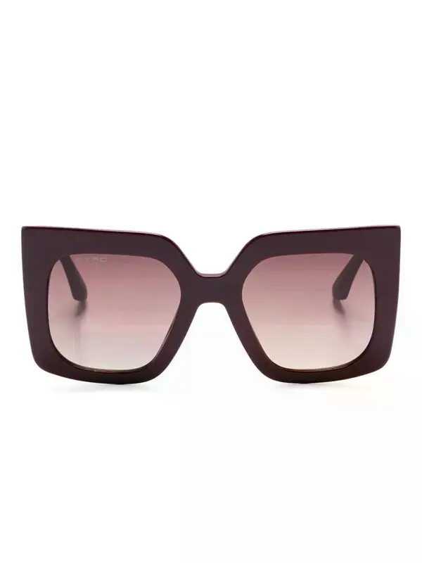 Etro Square Frame Sunglasses - Brown