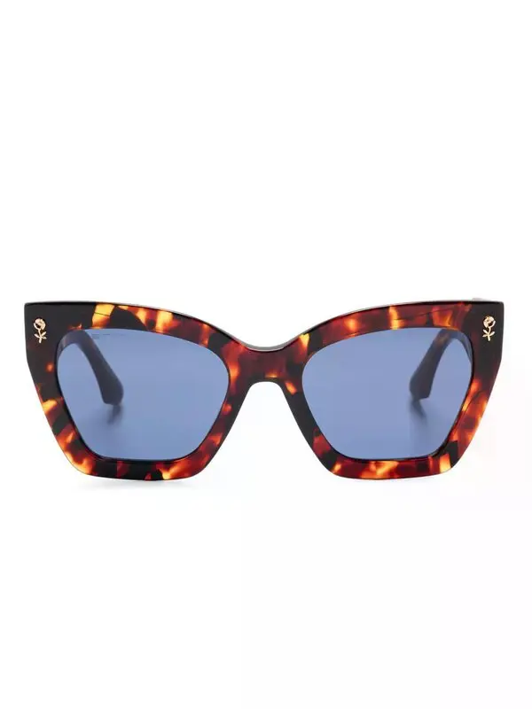 Etro Butterfly-frame Sunglasses - Brown