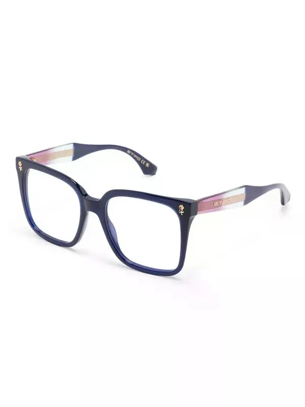Etro Square Frame Eyeglasses - Blue