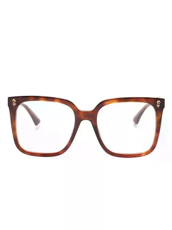 Etro Square-frame Glasses - Brown