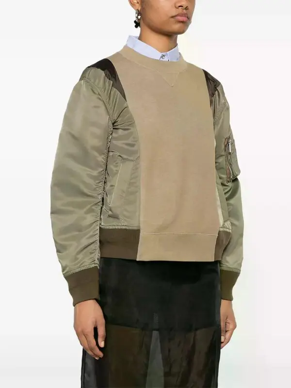 Sacai Panelled Sweatshirt