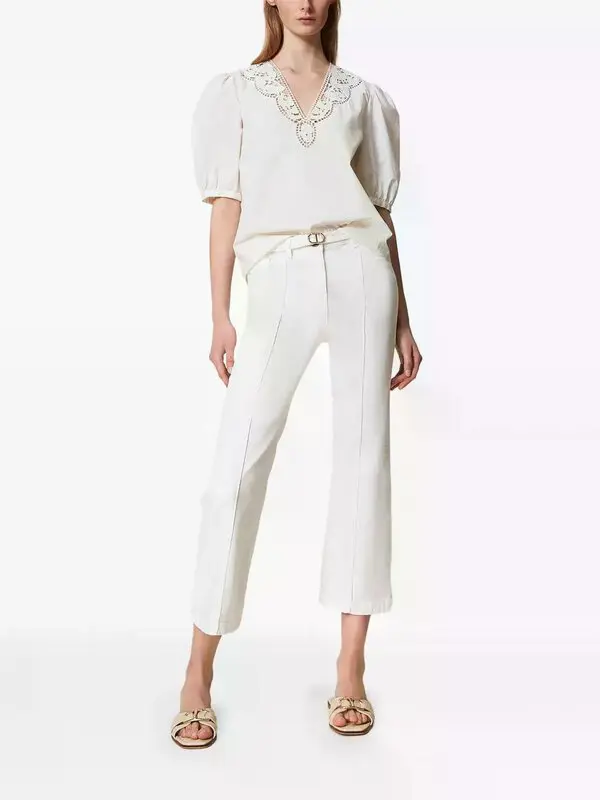 TWINSET Belted Trousers