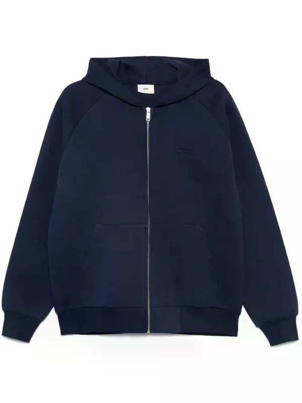 AUTRY Logo-debossed Hoodie - Blue