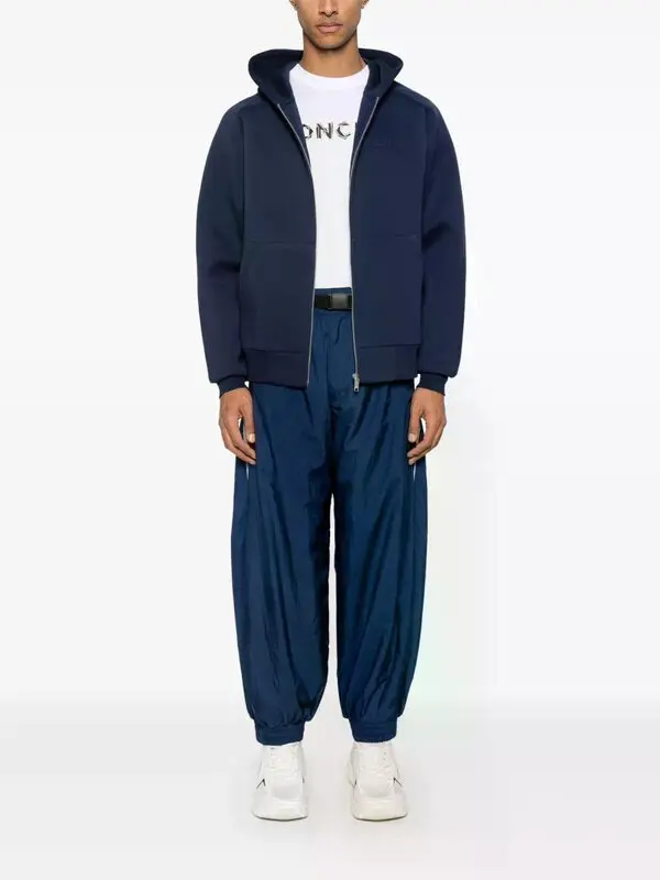 AUTRY Logo-debossed Hoodie - Blue