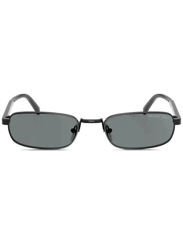 Prada Rectangle Frame Sunglasses - Black