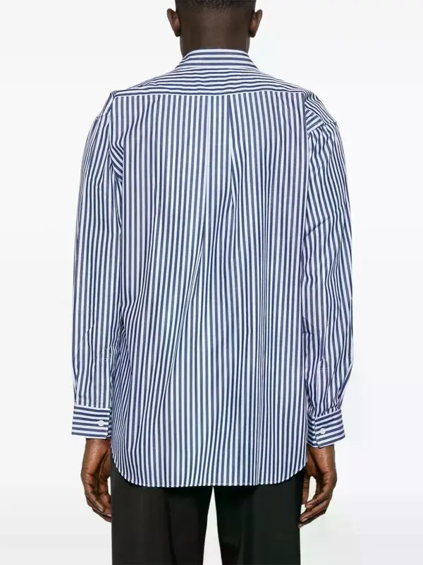 Comme Des Garçons Striped Shirt - Blue