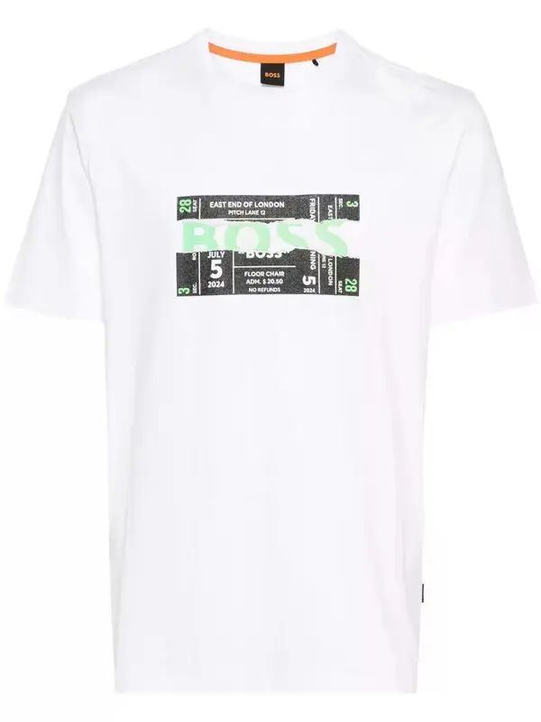 BOSS Ticket T-shirt - White