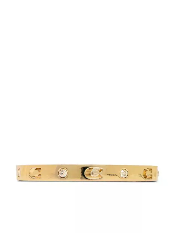 COACH Cut Out-logo Bracelet - Gold