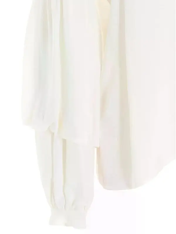DI.LA3 PARI' Di.la3 Pari Puff-sleeve Blouse