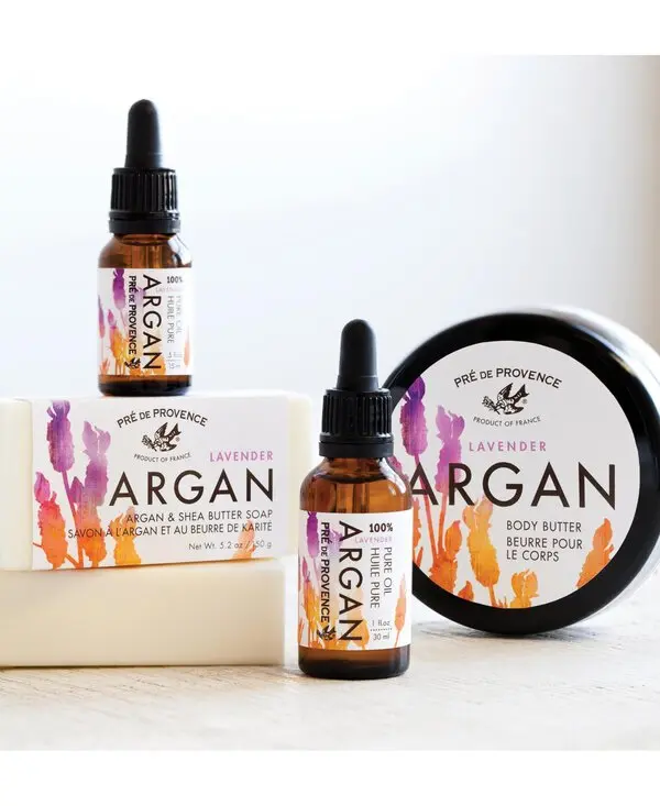 EUROPEAN SOAPS Pre De Provence Argan Oil For Hair - Lavender