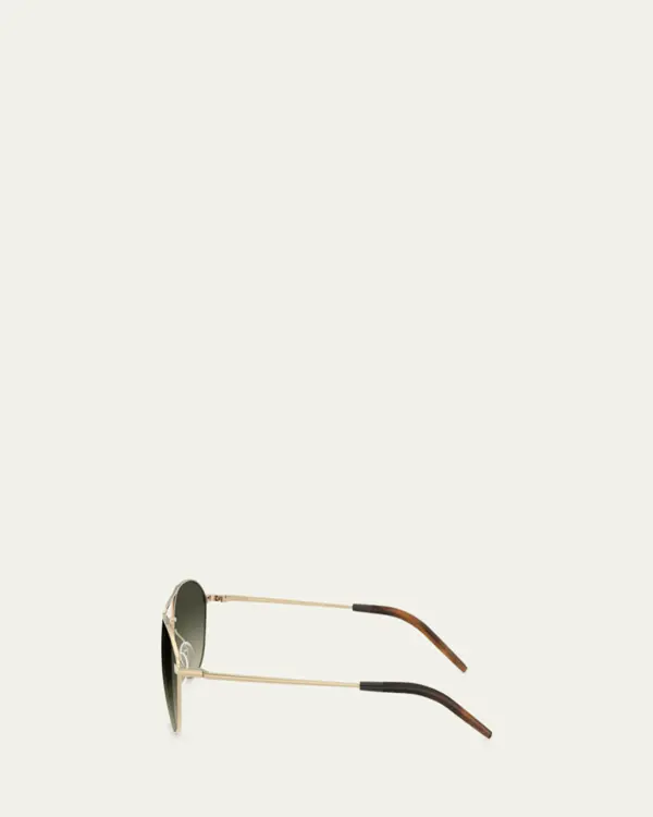 Oliver Spencer Aero Ii Aviator Sunglasses - Gold