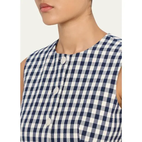 Veronica Beard Haina Gingham Shorts