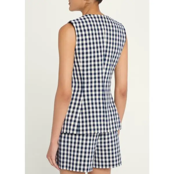 Veronica Beard Haina Gingham Shorts