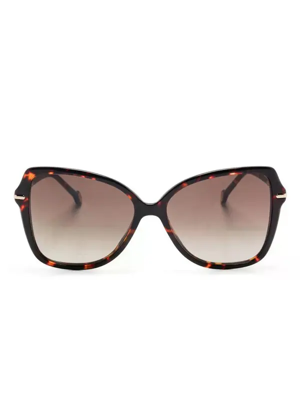 Carolina Herrera Oversized Sunglasses - Brown