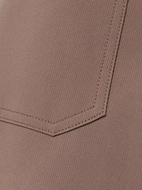 Theory Belted Straight-leg Twill Pants