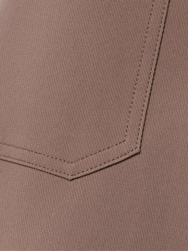 Theory Belted Straight-leg Twill Pants