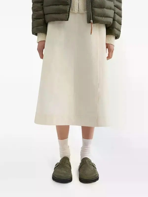 JIL SANDER A-line Midi Skirt With Buckle