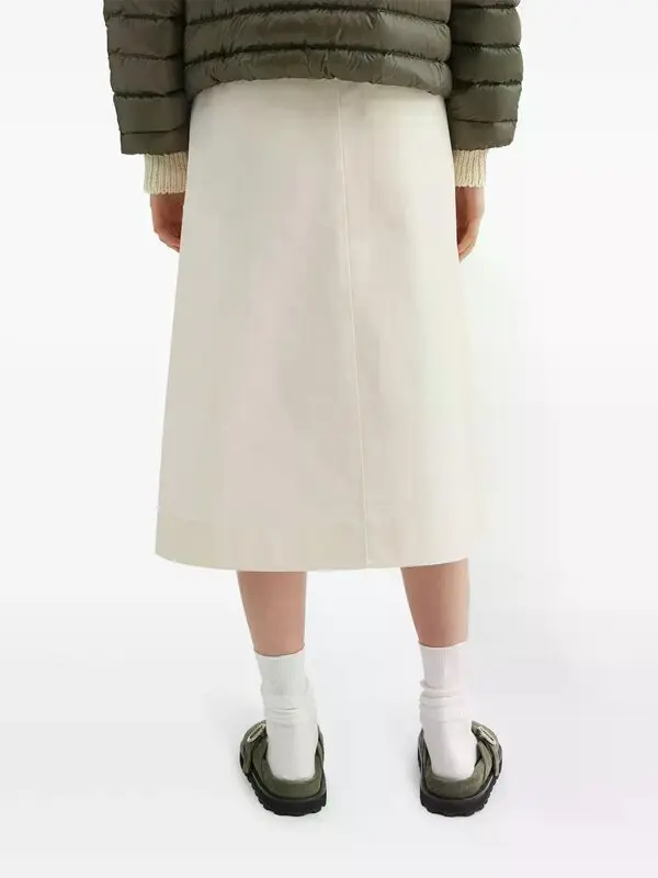 JIL SANDER A-line Midi Skirt With Buckle