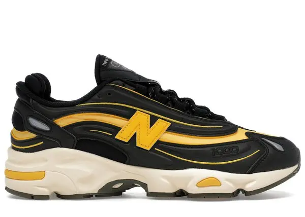 NEW BALANCE 1000 Bricks & Wood Sneakers - Black/yellow