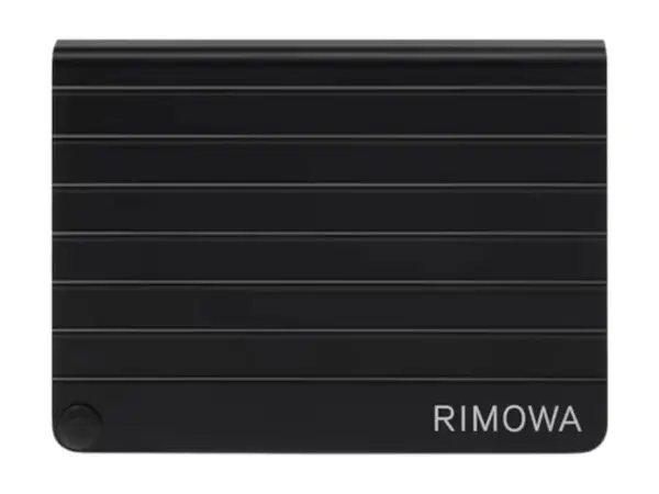 RIMOWA Original Small Goods Aluminium Card Holder - Black