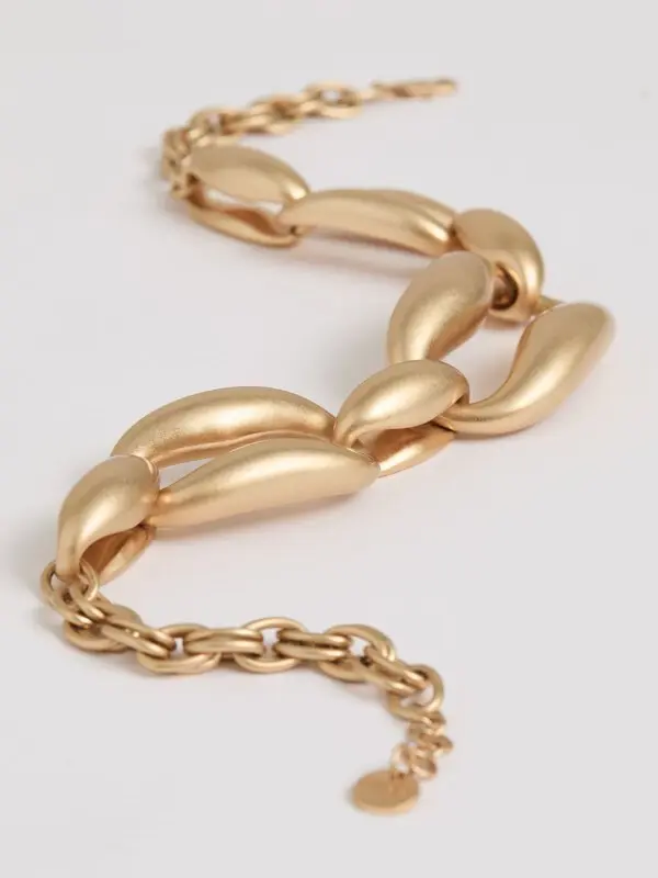 REISS Lydia Sculpted Link Necklace