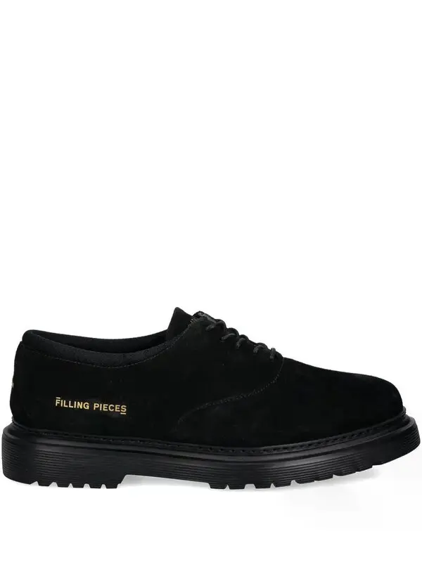 Filling Pieces Logo-print Lace-up Derby Shoes