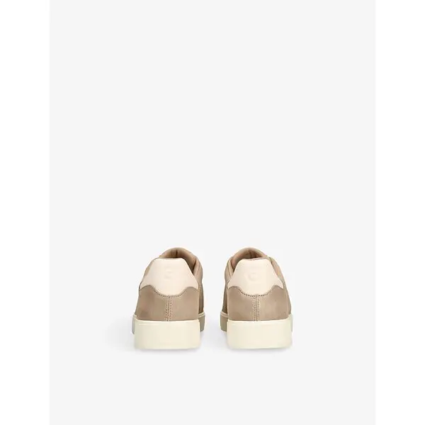 Cole Haan Grandpro Suede Slip-on Low-top Trainers - Beige Comb