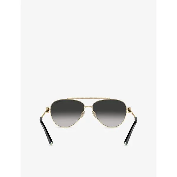 Tiffany & Co. Pilot-frame Sunglasses - Gold