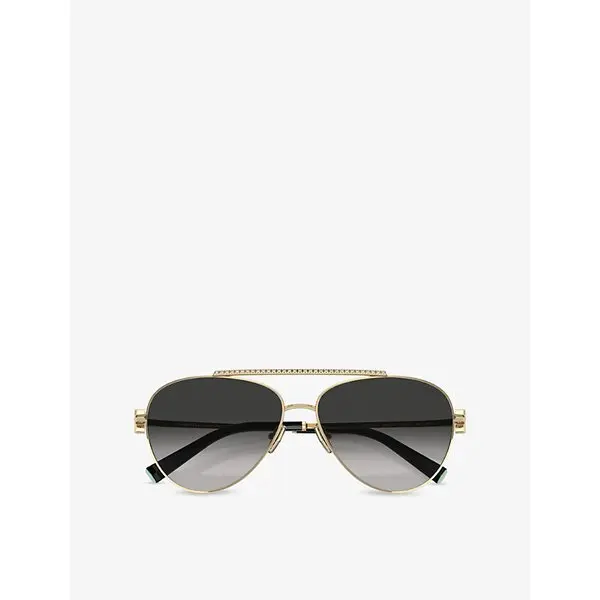 Tiffany & Co. Pilot-frame Sunglasses - Gold