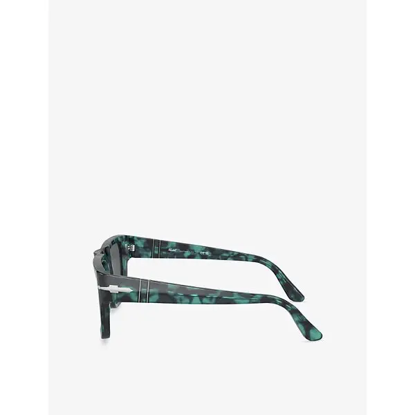 Persol Rectangle-frame Acetate Sunglasses - Blue