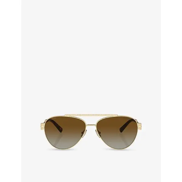 Tiffany & Co. Tf3101b Pilot Sunglasses - Gold