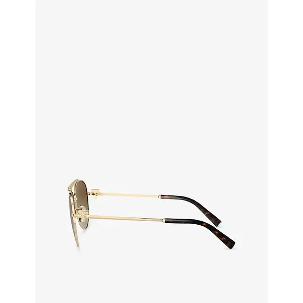 Tiffany & Co. Tf3101b Pilot Sunglasses - Gold
