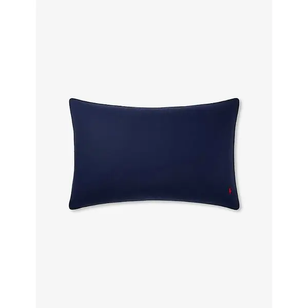 Ralph Lauren Polo Player Logo-embroidered Cotton Pillowcase 50cm X 75cm - Newport