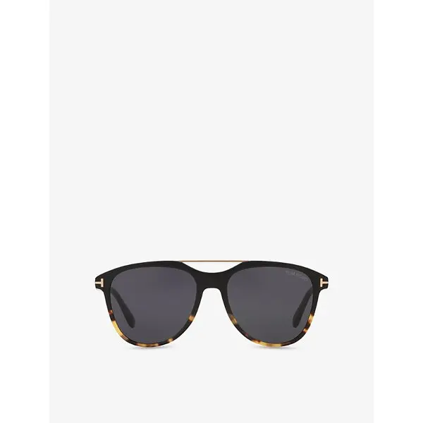 TOM FORD Damian Pilot-frame Sunglasses - Black