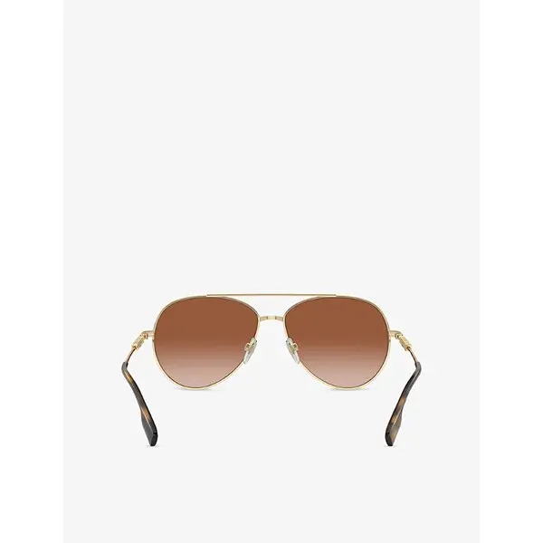 Burberry Be3147 Aviator Sunglasses