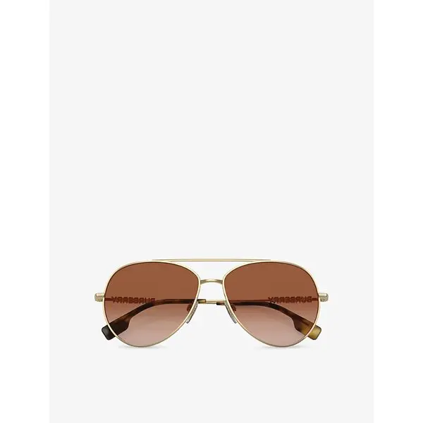 Burberry Be3147 Aviator Sunglasses