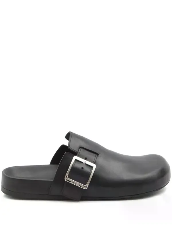 Loewe Ease Buckle Clogs - Black