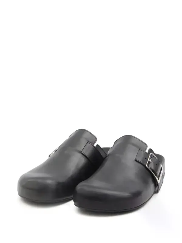 Loewe Ease Buckle Clogs - Black
