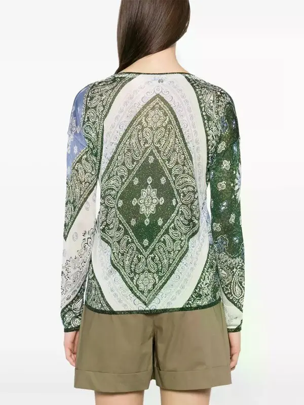 Liu Jo Bandana-jacquard Top