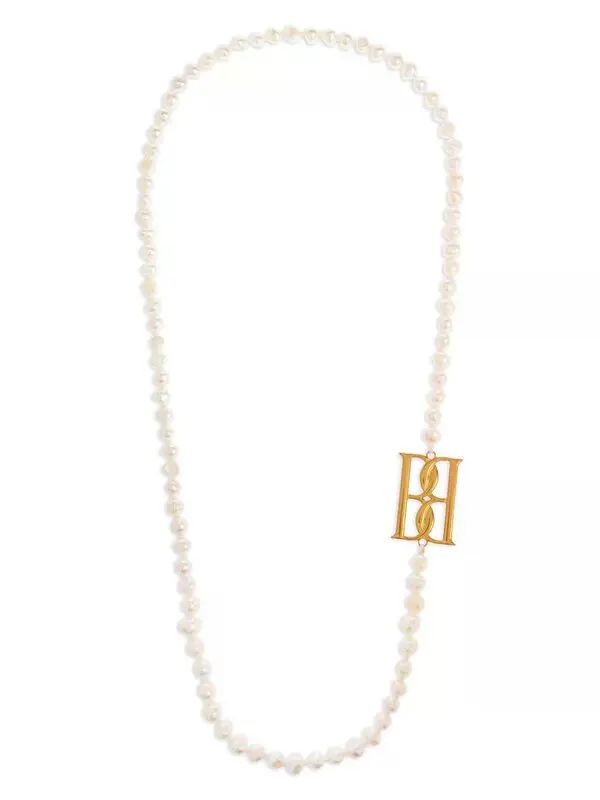 BY MALENE BIRGER Chakallo Pearl Necklace - White
