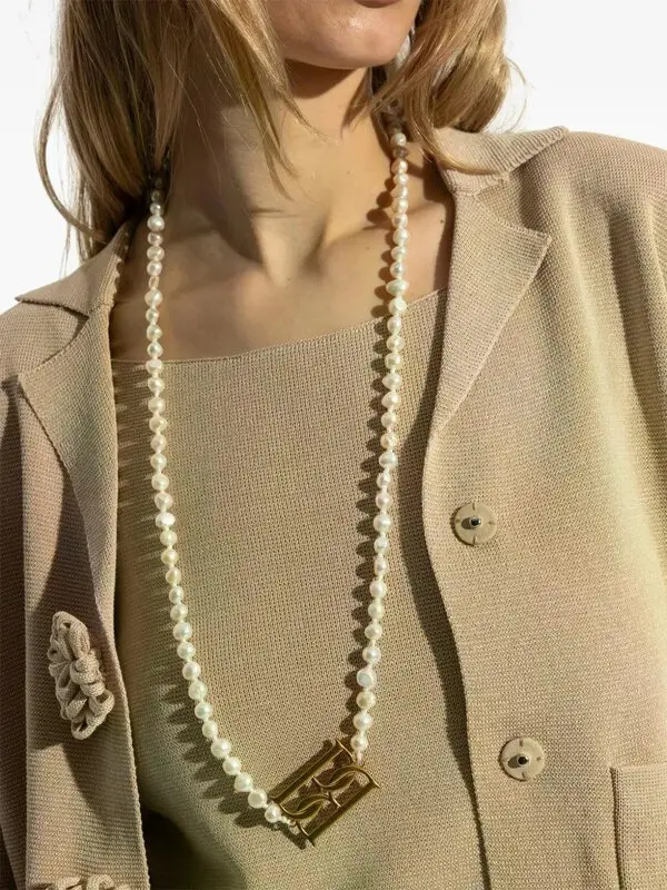 BY MALENE BIRGER Chakallo Pearl Necklace - White
