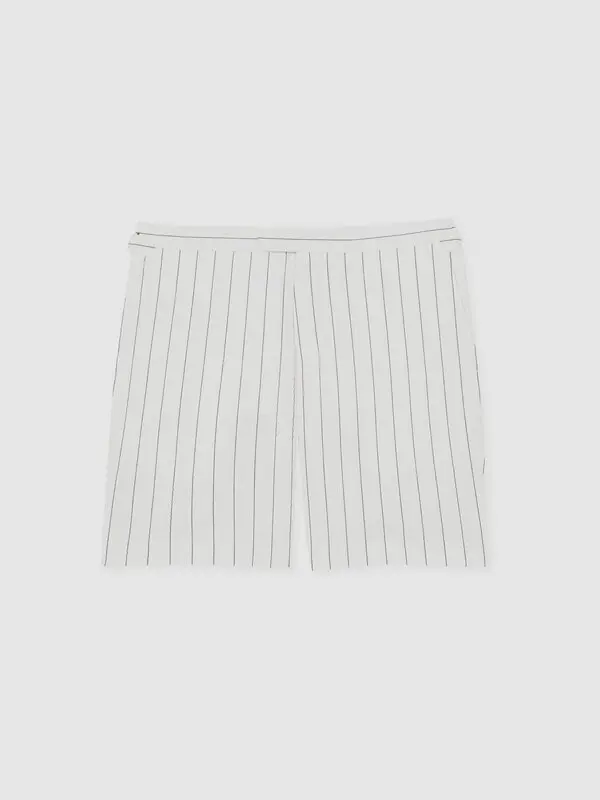 REISS Regatta Pinstripe Cotton-blend Shorts