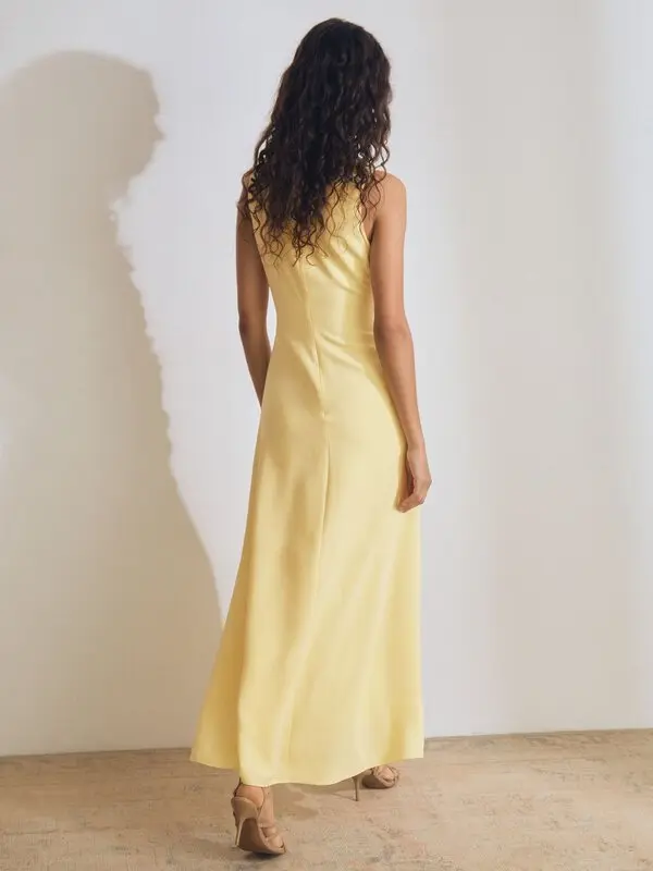 REISS Elizabeth Atelier Embellished Shoulder Maxi Dress