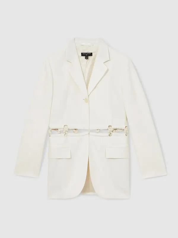 REISS Leia Atelier Rope Detail Blazer