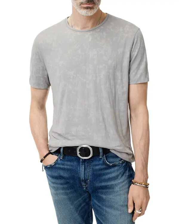 John Varvatos Reyes Reversible Burnout Tee - White